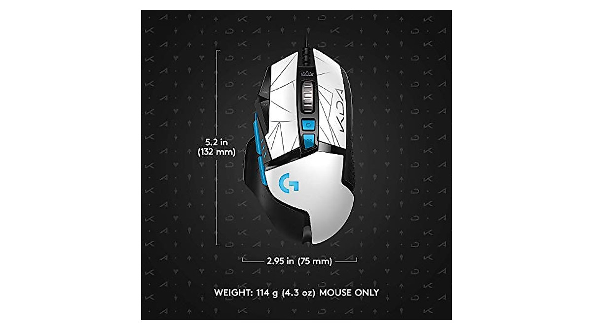 Logitech G502 Hero K/DA Gaming Mouse – High Precision RGB Mouse