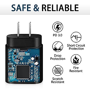 USB C Charger, 25W Samsung Super Fast Charger with Type C Charger Cable 6ft Type C Charger Fast Charging for Samsung Galaxy S23 Ultra/S23/S23+/S22/S22 Ultra/S22+/S21 Ultra/S20 Ultra/Note 20