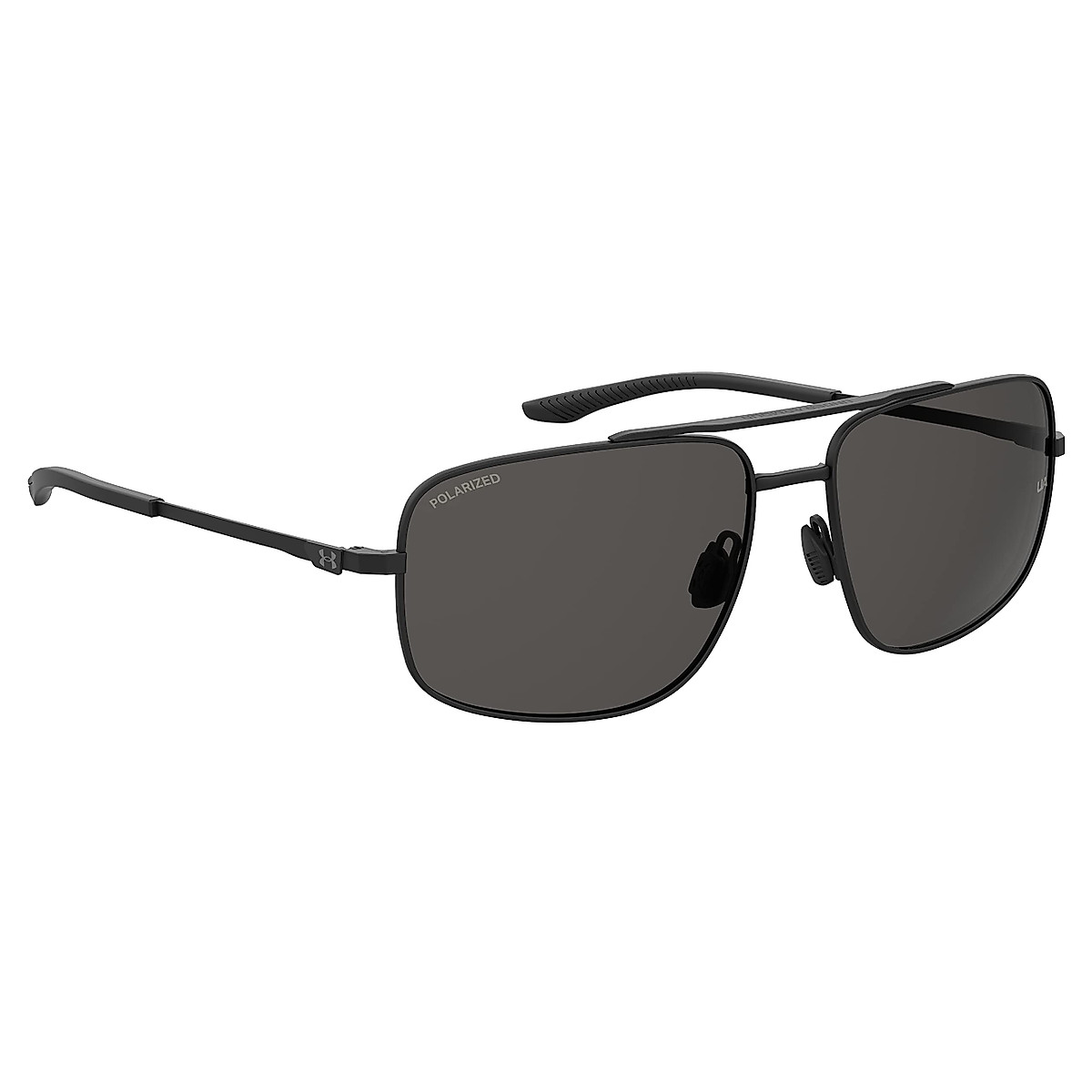 UA Impulse Sunglasses, Matte Black Frame w/ Polarized Gray Lenses (1369267-883)