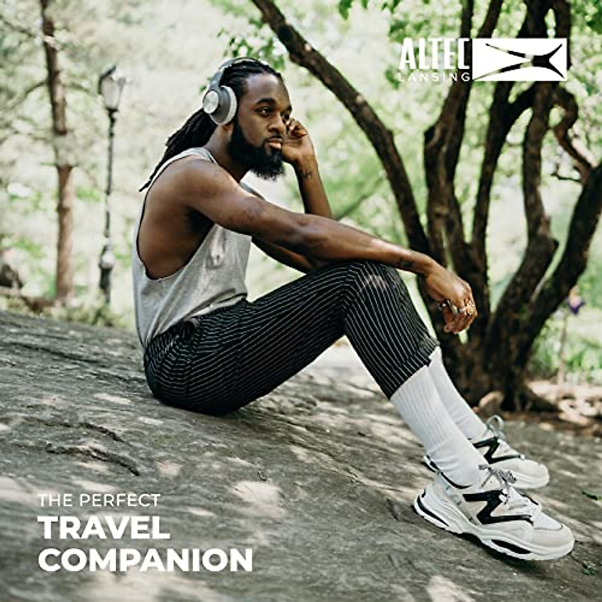 Altec Lansing R3volution X Realtree Wireless Bluetooth Headphones with 10 Hours of Battery Life, Deep Bass, Cooling Earcups, 30 Foot Wireless Range, Auxiliary Cable, Foldable (Real Tree Camo)