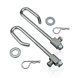 Huthbrother GX24864 GX21718 Deck Lift Hanger Rod kit, Compatible with John Deere 14M7465 GX26085 24M7053, for E130 Deck Lift Link Kit GX24864A GX24864B, Set of 2