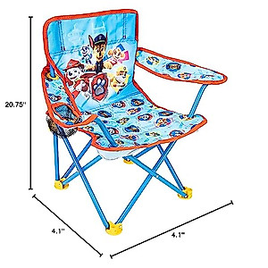 Paw Patrol Kids Camping Chair, Camp Fold N Go Chair with Carry Bag