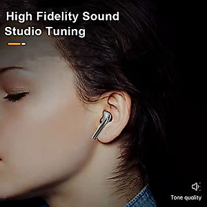 NVAHVA Bluetooth Headphones, EMC Microphone Earphones, Gaming Wireless Earbuds