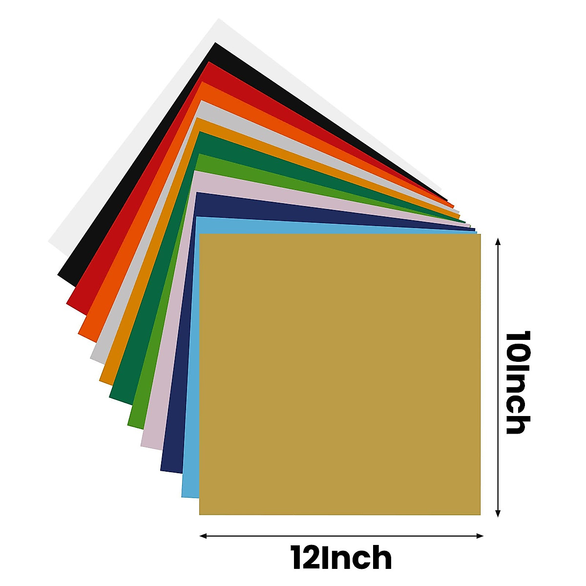 Heat Transfer Printing Multi-Color Lettering Film Clothing Ironing Painting Film PU Soft Powder Puff Heat Transfer Printing Vinyl, Puff HTV 12 Sheets