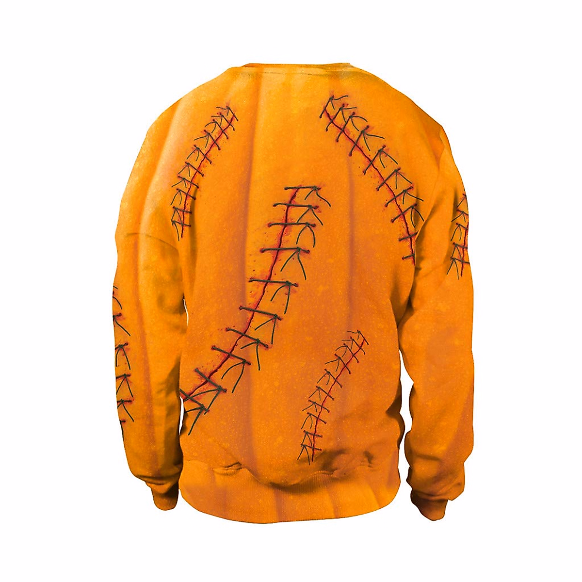 Women's Sweatshirt Thenlian Mens Casual Scary Halloween Lover 3D Print Party Long Sleeve Top Blouse(XXL, Yellow)