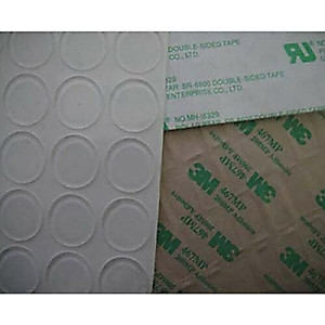 MOOKEENONE Wholesale 64Pcs Transparent Ball Round Anti-Collision Adhesive Silicone Pad with 3M Sticker 12 * 2mm Furniture Sticker Pads Transparent