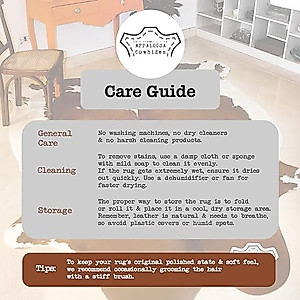 Appaloosa Cowhides Genuine Cowhide Rug - Natural Leather Hide Rugs for Living Room & Area Rug for Bedroom - Real Cow Hide Rug for Rustic Home Decor - Authentic 6'x8' Brown & White Collection