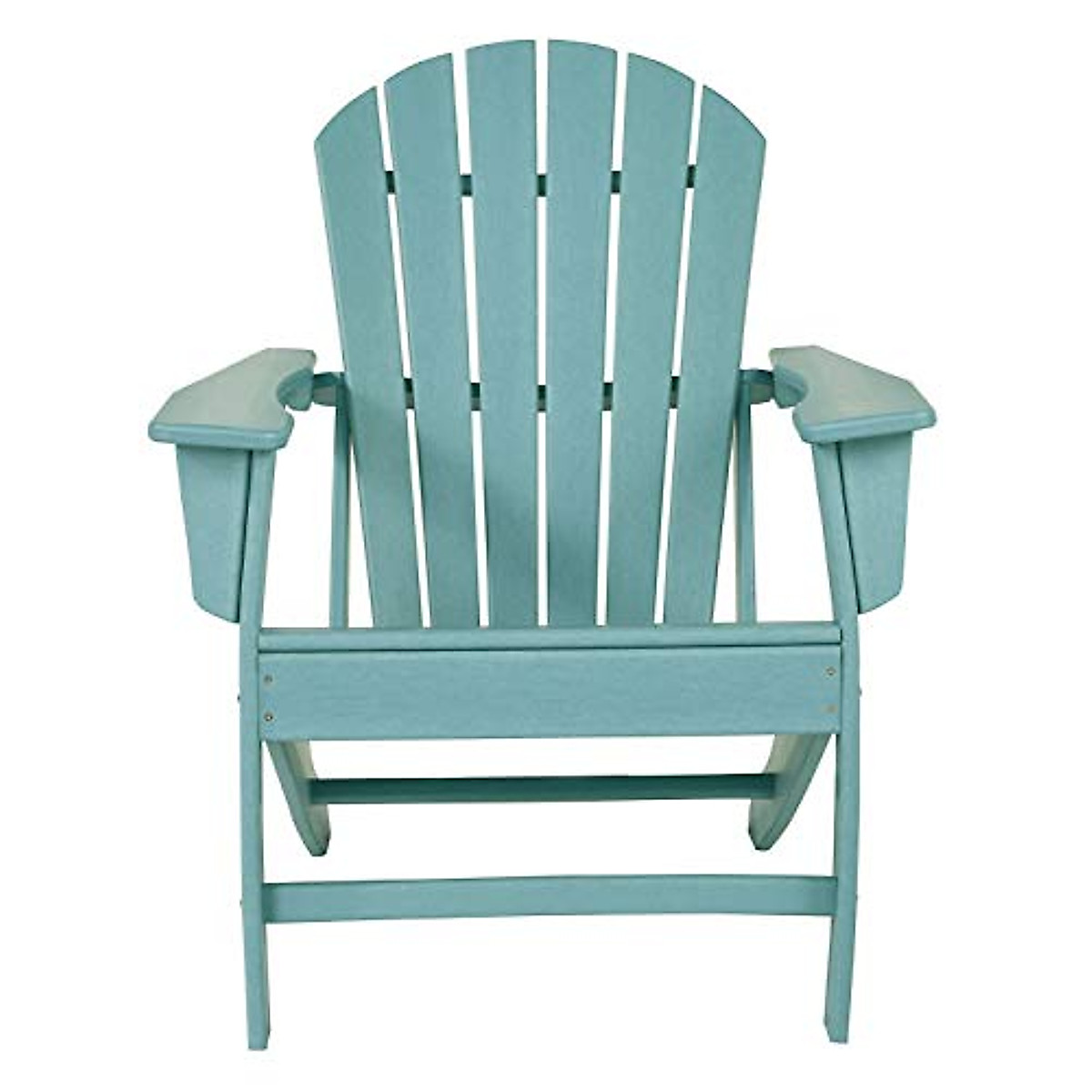 Signature Design by Ashley Sundown Treasure Outdoor Patio HDPE Weather Resistant Adirondack Chair, Blue