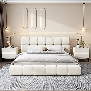 YUZZI Bedroom Table Simple Modern Bedside Table Light Luxury Style Art Design Furniture Bedroom (Color : 2)