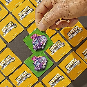 Hasbro Gaming Trucks Matching Game | Preschool Games for Boys & Girls | Memory Card Game | Easter Gifts for Kids | Ages 3+ (Amazon Exclusive)