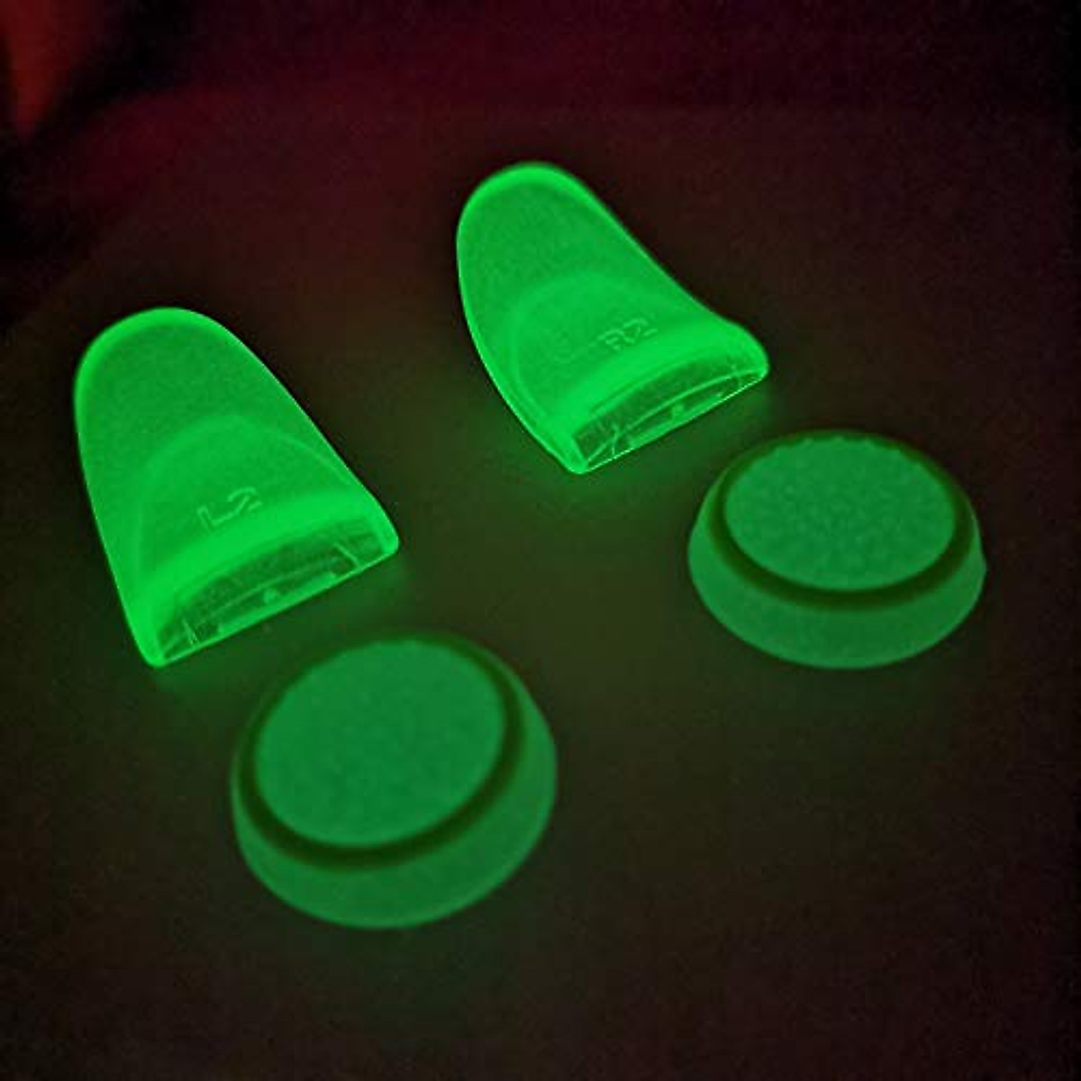 Ps4 Controller Skin Silicone Case Grip Glow in Dark Protective Cover for PS4/slim/Pro Dualshock 4 Controller(Glow Pink)