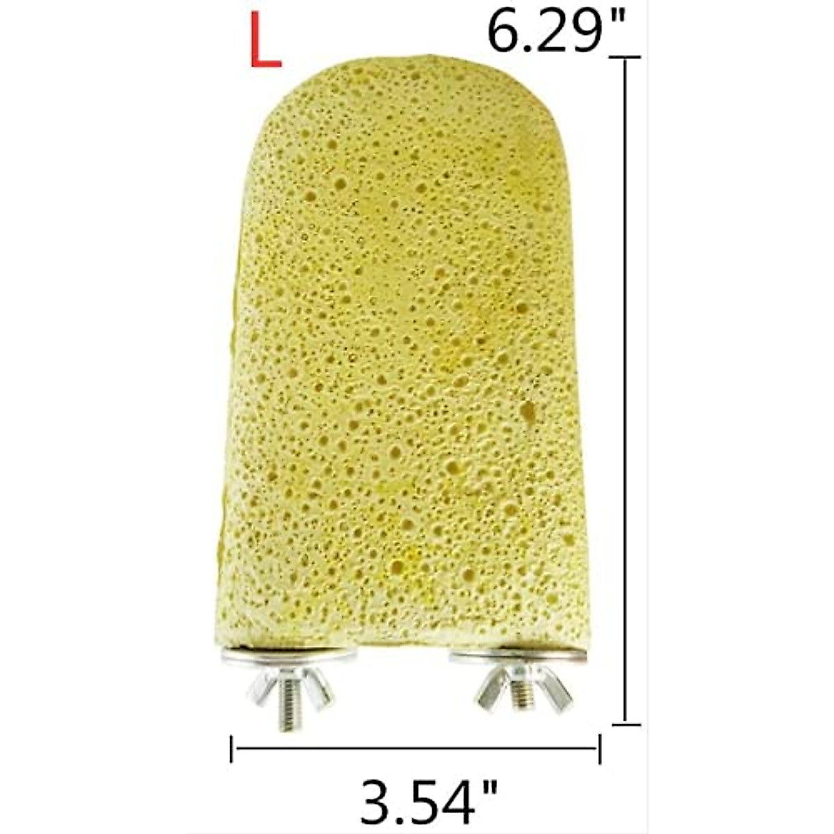 Lava Ledge Birds Rats Chinchillas, Teeth Grinding Lava Block for Rabbits, Hamsters and Parrots, Mineral Block, Easy Installation Random Color