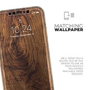 Design SkinZ Raw Wood Planks V11 - DesignSkinz Protective Vinyl Decal Wrap Skin Cover Compatible with The Apple iPhone 12 Pro (Full-Body, Screen Trim & Back Glass Skin)