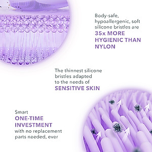 FOREO LUNA 3 Facial Cleansing Brush | Sensitive Skin | Anti Aging Face Massager | Enhances Absorption of Facial Products | For Clean & Healthy Face Care | Simple & Easy | Waterproof