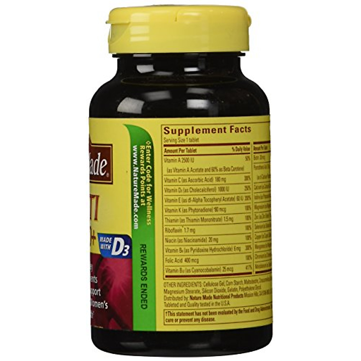 Nature Made Multi for Her 50+, Tablets, 90 Count