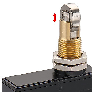 Baomain 2PCS General Purpose Basic Switch Z-15GQ21-B3(LZ15-GQ21-B), Panel Mount Cross Roller Plunger, Medium OP, Screw Terminal, 0.5mm Contact Gap, 15A Rated Current UL CE Listed