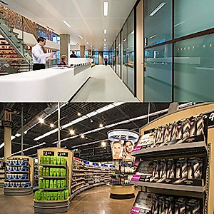 (10-Pack) 8ft LED Shop Light Fixture, 120W 19000LM 6000K, Cold White, V Shape, Clear Cover, Hight Output, Linkable Shop Lights, T8 LED Tube Lights, LED Shop Lights for Garage 8 Foot with Plug