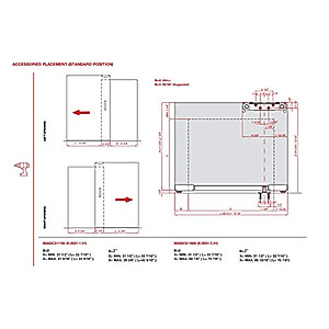 Milcasa Magic 2 – Wall Mount Concealed Sliding System for Wood Doors (Door is NOT Included) - Completely Concealed Hardware and Track (1800) Made in Italy