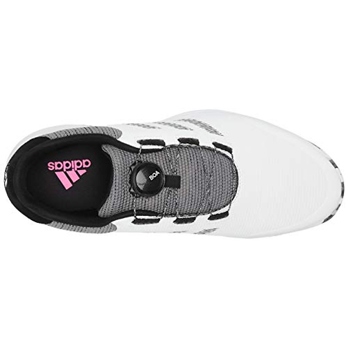 adidas mens Golf Shoe, White/Black/Grey, 10.5 US