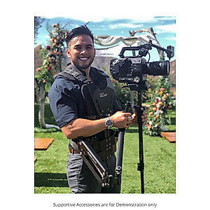 FLYCAM Galaxy Dual Arm and Vest Body Mounted Steadycam for Handheld Stabilizer for Video Camera Camcorder up to 10kg/22lbs (GLXY-AV)