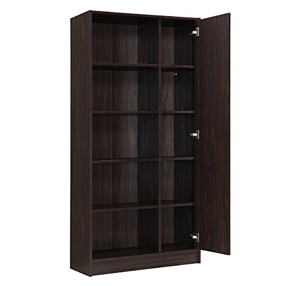 Christopher Knight Home Amelia Mid-Century Faux Wood Bookcase, Walnut Finish