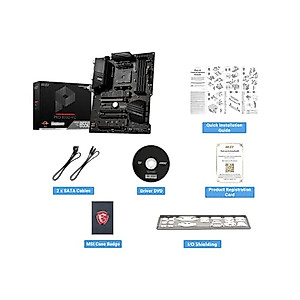 MSI PRO B550-VC ProSeries Motherboard (AMD AM4, DDR4, PCIe 4.0, SATA 6Gb/s, M.2, USB 3.2 Gen 2, HDMI/DP, ATX)