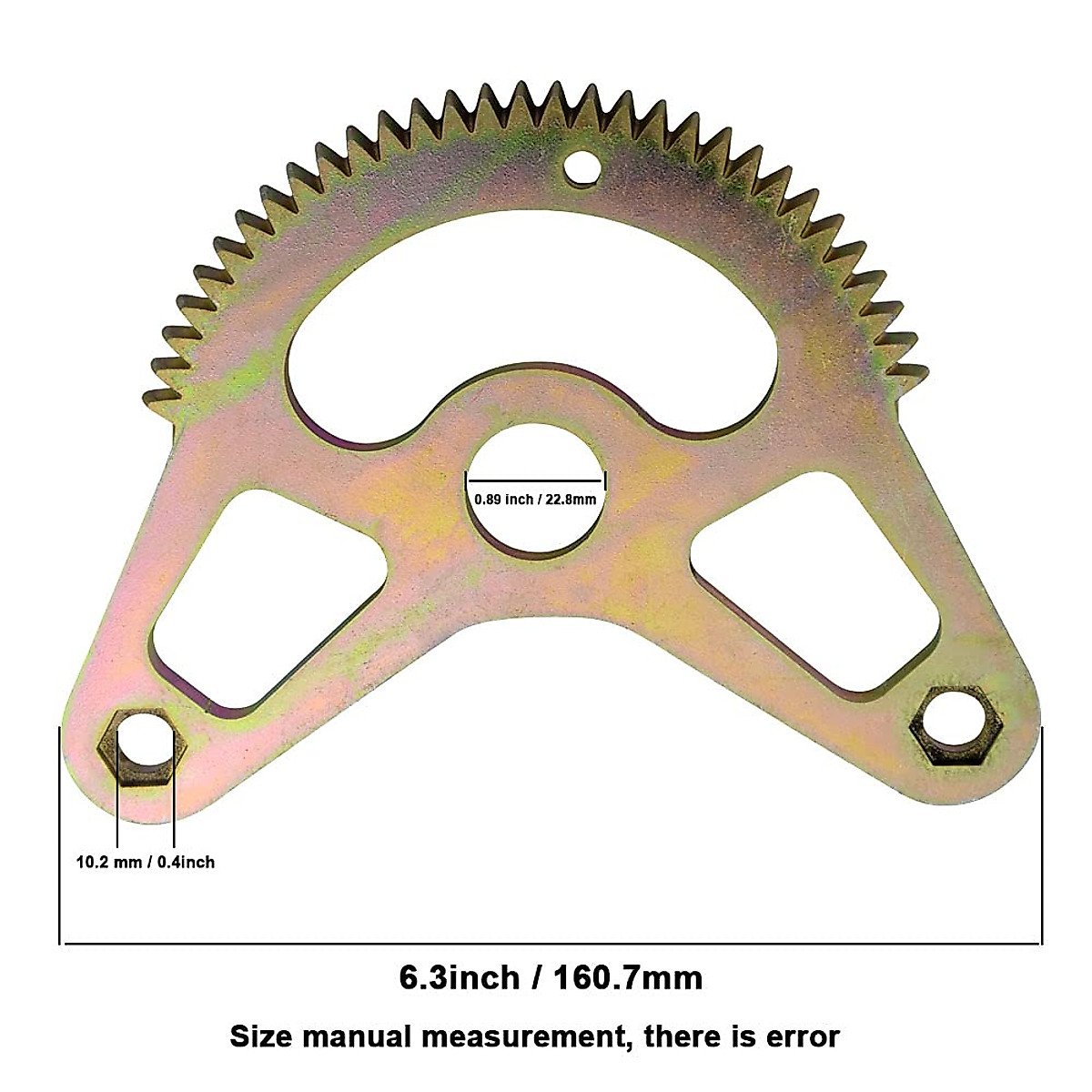 717-05225C Steering Gear Segment - by Huthbrother, Compatible with MTD 16" GT XT1 XT2 50 SLX54 SLX50 GX54 - Replace 717-05225B 717-05225A 717-05225