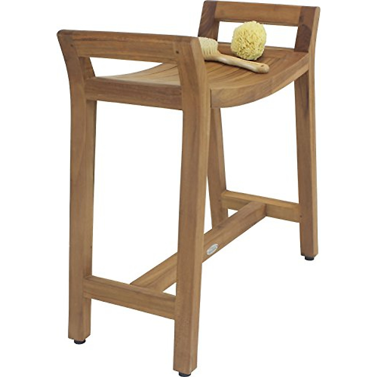 Patented Asia Ascend Teak Shower Bench with Elevated Height