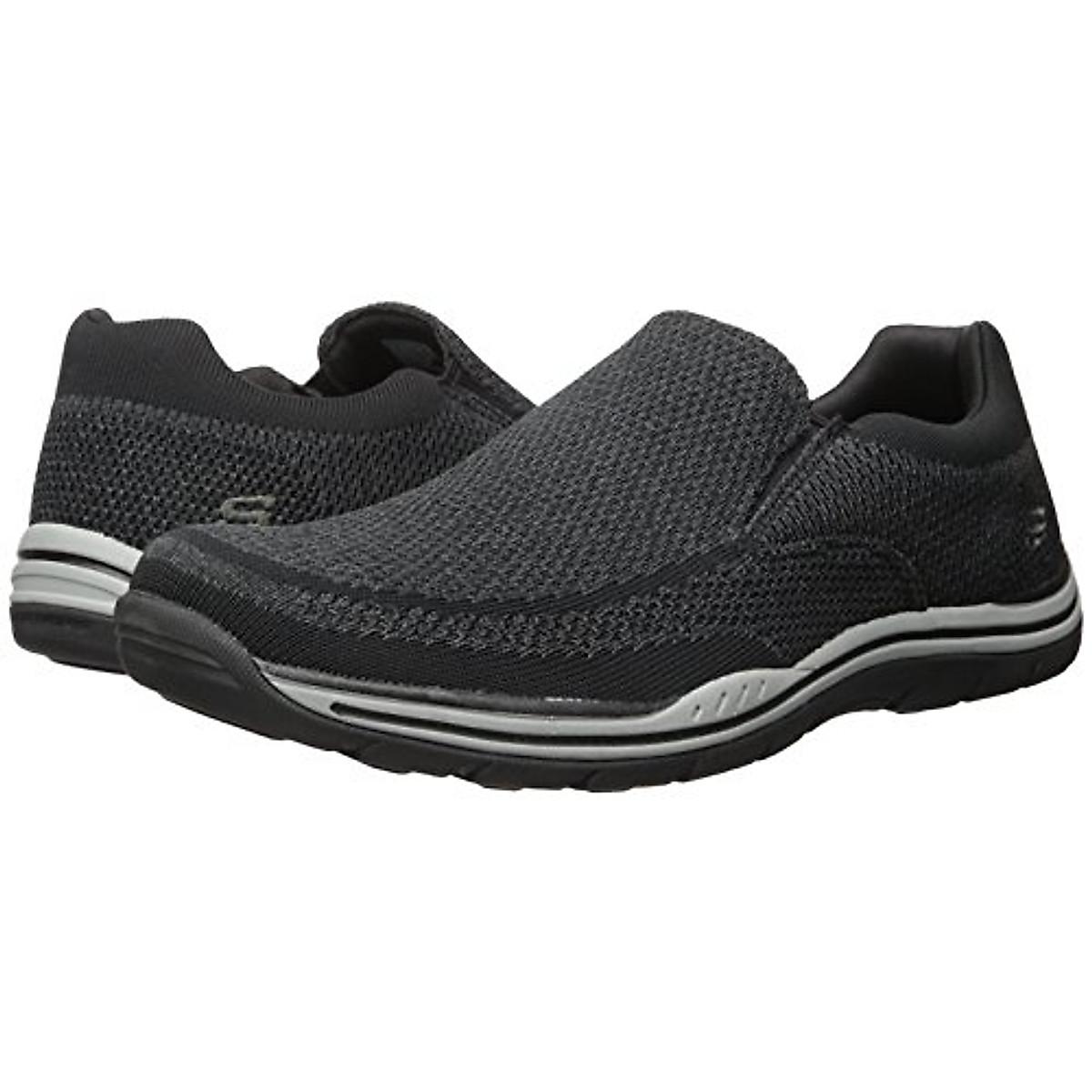 Skechers USA Men's Expected Gomel Slip-on Loafer,Black,10 2W US