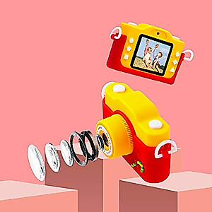 Niaviben Cute Christmas Camera for Kids 1080P HD with 2.0 Inches Color Dual Selfie Video Game Children Camera Gift Red
