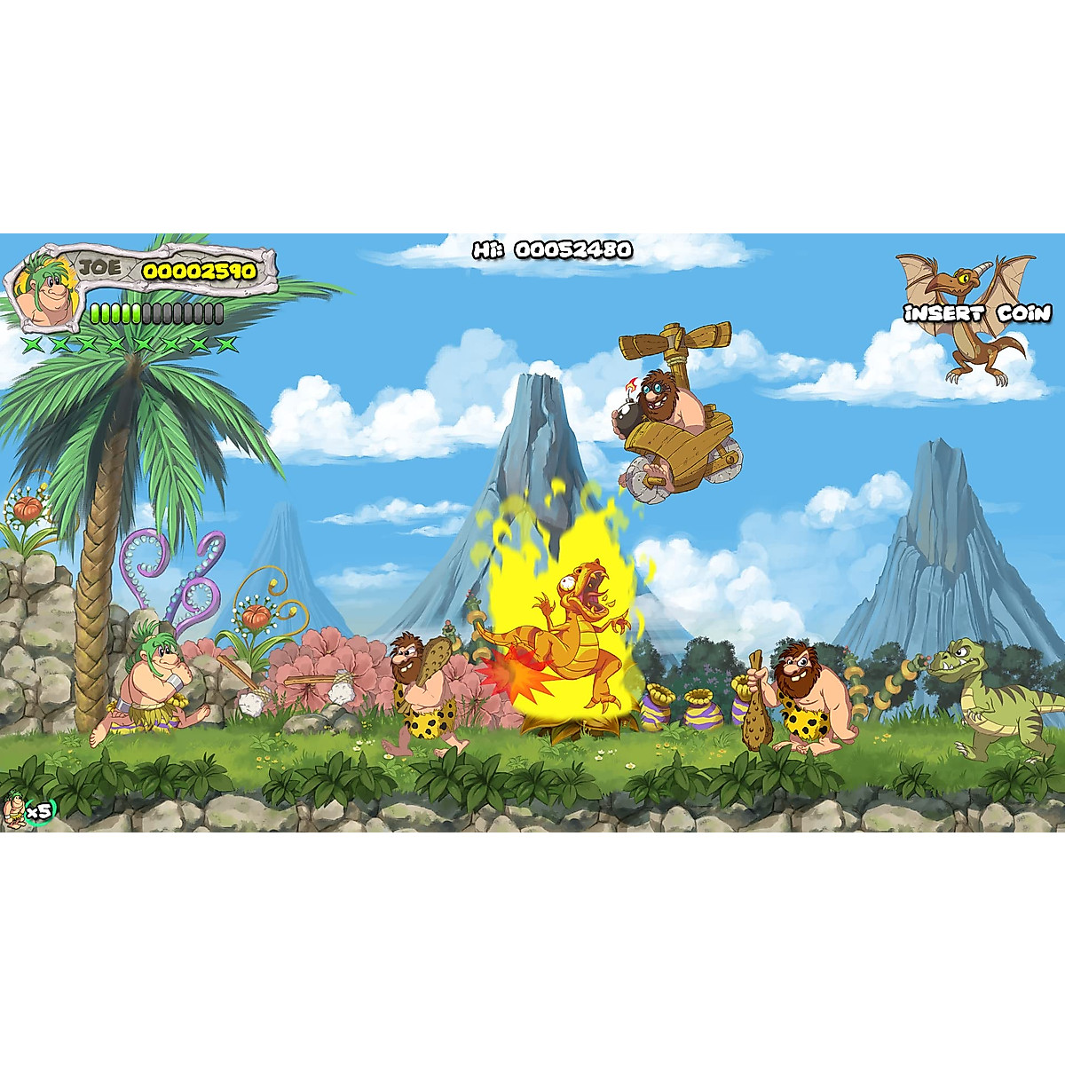New Joe and Mac: Caveman Ninja T-Rex Edition Nintendo Switch