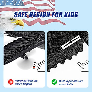 HAWK'S WORK RC Eagle, 2 CH RC Plane Ready to Fly, 2.4GHz Remote Control Airplane, Easy to Fly RC Glider for Kids & Beginners