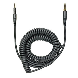 Audio-Technica 6 Pack ATH-M40x Professional Monitor Headphones, 98dB, 15-24kHz, with 9.8' Coiled and Straight Interchangeable Cables - Microfiber Cloth