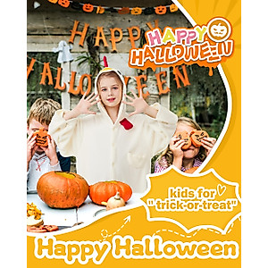 CANASOUR Chicken Onesie Kids Halloween Cosplay Costume Girls One Piece Rooster Pjs Anime Unisex Hoodie Pajamas For 8-10 Years Boys Party Pyjamas (Height 51-55”, 8 Years,Chicken)