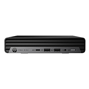 HP Pro Mini Pro Mini 400 G9 Desktop Computer - Intel Core i5 12th Gen i5-12500T Hexa-core (6 Core) 2 GHz - 16 GB RAM DDR4 SDRAM - 256 GB M.2 PCI Express NVMe SSD - Desktop Mini - Black