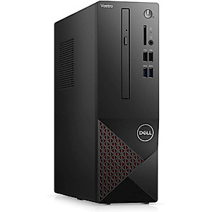 Dell Vostro 3000 Small Form Factor Business Desktop, Intel Quad-Core i3-10100 (up to 4.3 GHz), 16GB Memory, 1TB SSD, DVD-RW, WiFi, HDMI, VGA, Win10 Pro, Black