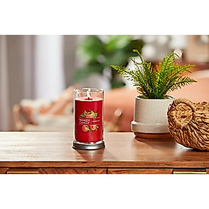 Yankee Candle Macintosh Signature Medium Pillar Candle, 14.25oz