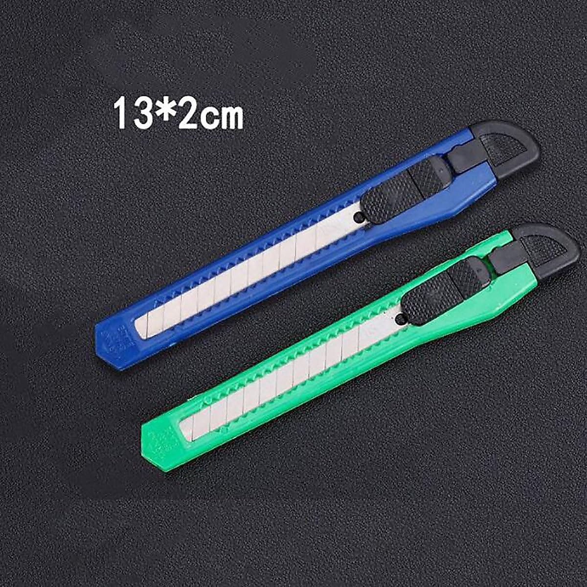 10 PCS Box Cutter Retractable Premium Utility Knife Box Opener for Cutting Carboard, Boxes Office, Craft, Paper Knife, Disposable Box Opener