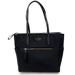 Kate Spade New York Large Chelsea Nylon Satchel (Black)