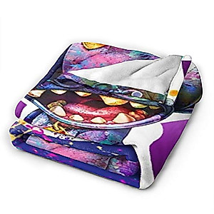 UGTQEYD Cute Blanket Flannel Throw Blankets Bed Blanket Lightweight Decorative Living Room 50"X40"