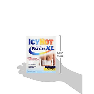 Icy Hot Original XL Pain Relief Patch (3 Count) for Back and Large Areas