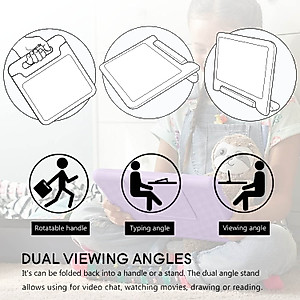 Viahoo Case for Samsung Galaxy Tab A 8.0 Tablet 2017 Release Models SM-T380/SM-T385 Kid-Proof & Shockproof Sturdy Foam Cover Lightweight Durable Case, Green