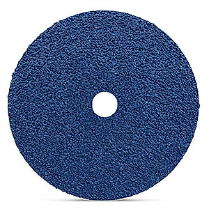 BHA Zirconia Resin Fiber Grinding and Sanding Discs, 7” x 7/8”, 24 Grit - 25 Pack