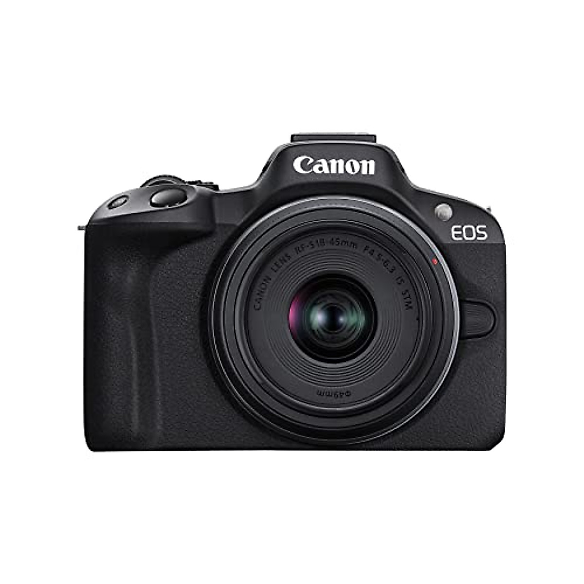 Canon EOS R50 Mirrorless Vlogging Camera (Black) w/RF-S18-45mm F4.5-6.3 is STM Lens, 24.2 MP, 4K Video, Subject Detection & Tracking, Compact, Smartphone Connection, Content Creator