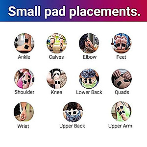 iReliev OTC Large and Small Electrode Pads Refill Kit, 12 Electrodes. 8 Small and 4 Large Electrode Pads