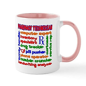 CafePress Pharmacy Technician Mug Ceramic Coffee Mug, Tea Cup 11 oz
