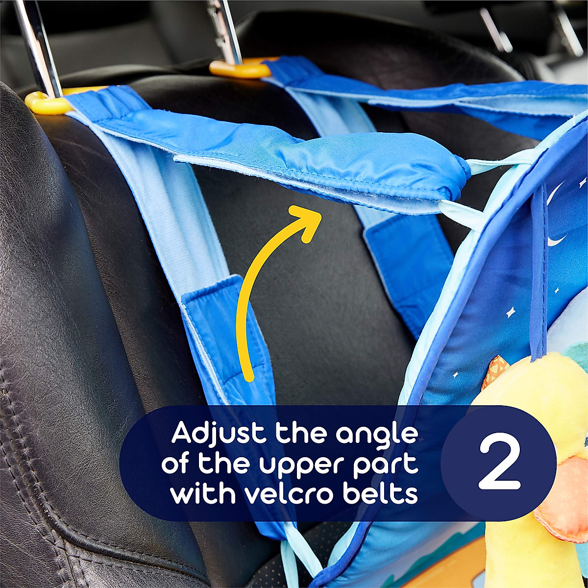 Baby Car Seat Toys - Infant Soft Toys 0 to 12 Months for Car Seat - Rear-Facing Car Seat Travel Activity Mat for Baby - Includes Rattle, Squeaky and Rustle Sensory Toys with Teether