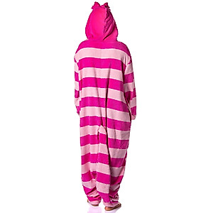 INTIMO Alice in Wonderland Cheshire Cat Unisex Costume Union Suit One Piece Pajama Outfit (Large/X-Large)