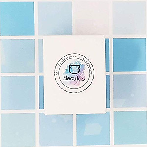 Beatilog Small Necklace Gift Box - Velvet Pendant Case Portable Round Jewelry Storage with Elegant Ribbon Bow for Birthday, Mothers Day, Christmas, Wedding, Anniversary (Blue)