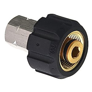 Tool Daily Pressure Washer Adapter, M22 female to 3/8 Inch Female NPT Fitting, 5000 PSI